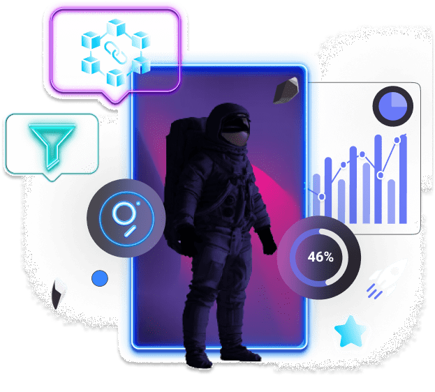 No-code multi-chain community driven analytics and visualization platform